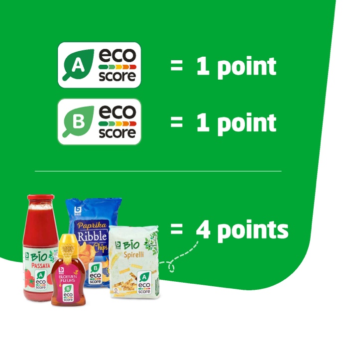 Épargnez des points dans l'app Xtra avec l’Éco-score