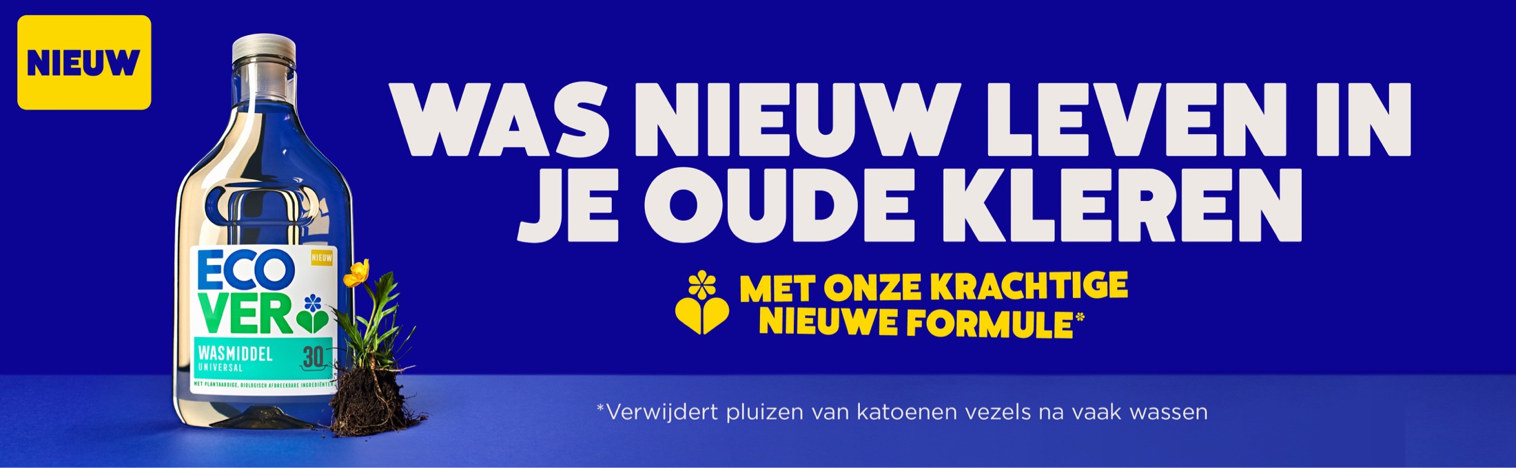 Ontdek de ecologische producten van Ecover | Bioplanet- Collect&Go